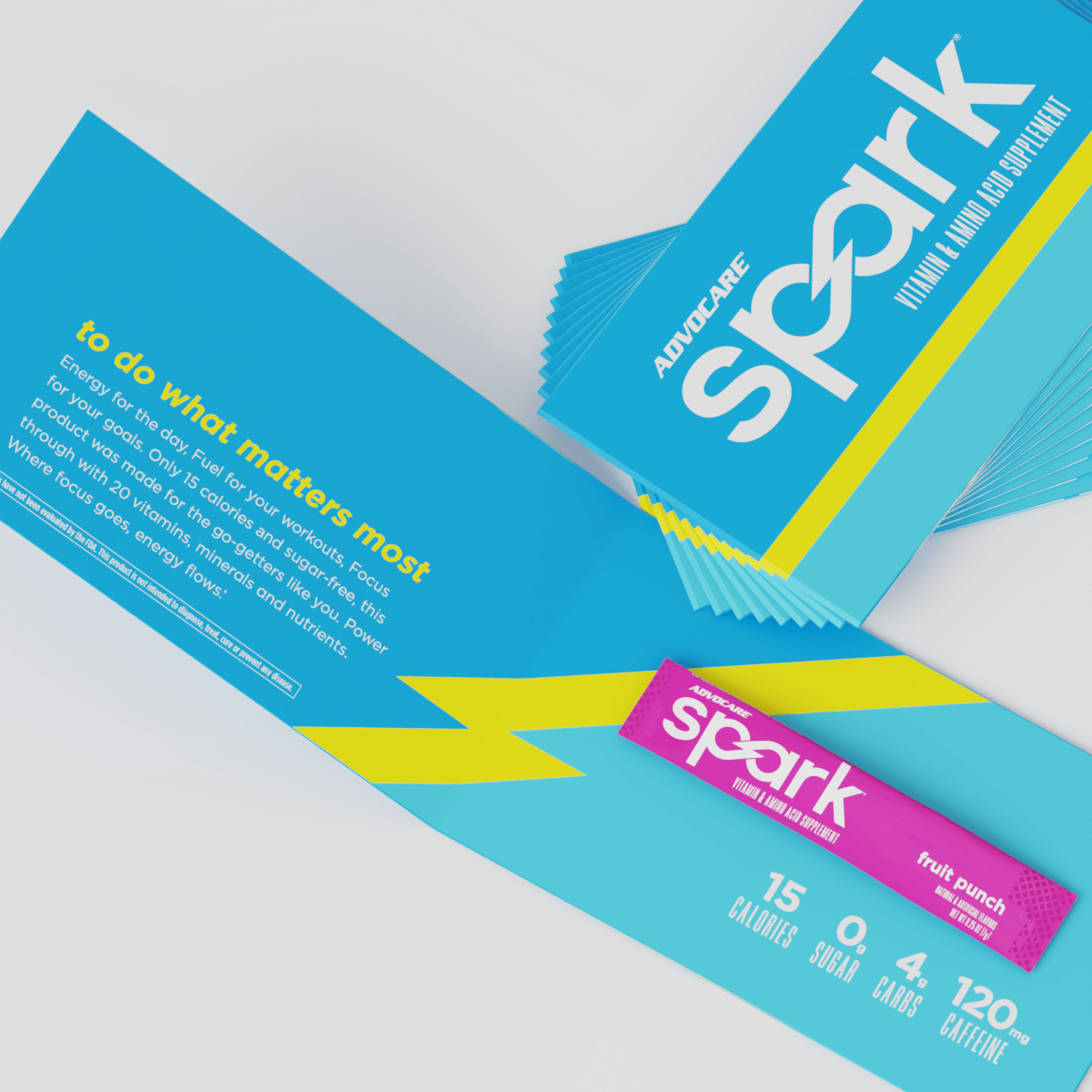 Spark® Sample Cards | AdvoCare®
