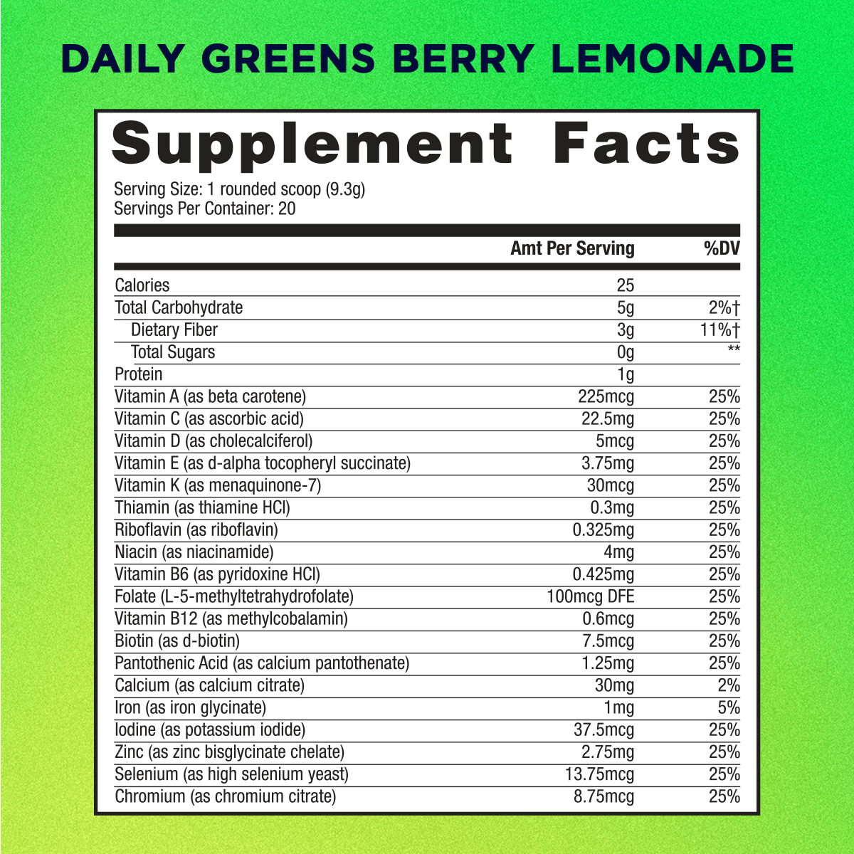 AdvoCare Daily Greens, Berry Lemonade | AdvoCare®