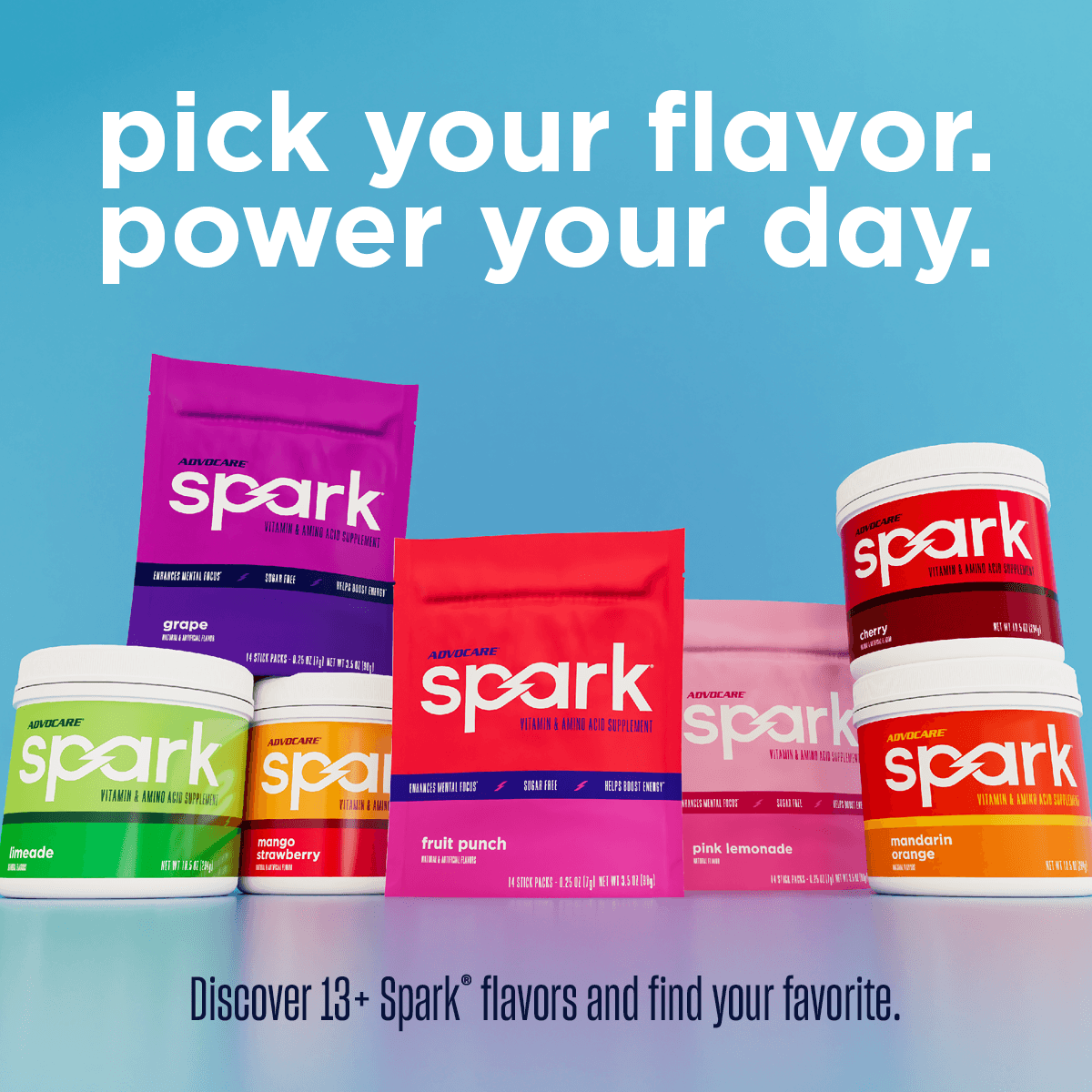 Spark® Stick Packs, Fruit Punch | AdvoCare®