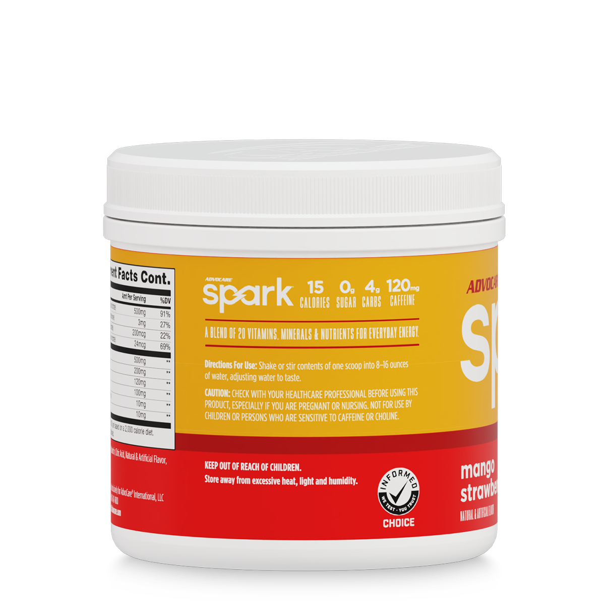 Spark® Canister, Mango Strawberry | AdvoCare