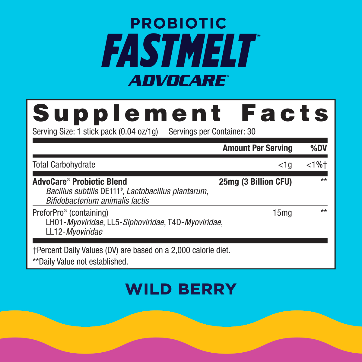 Probiotic FastMelt®, Wild Berry | AdvoCare®