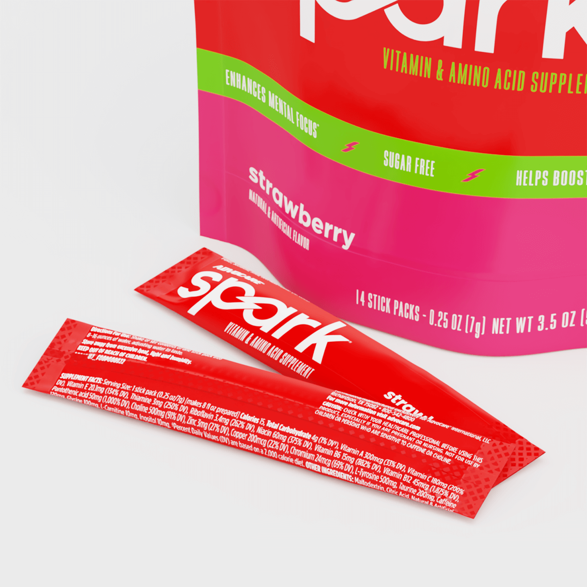 Spark® Stick Packs, Strawberry | AdvoCare