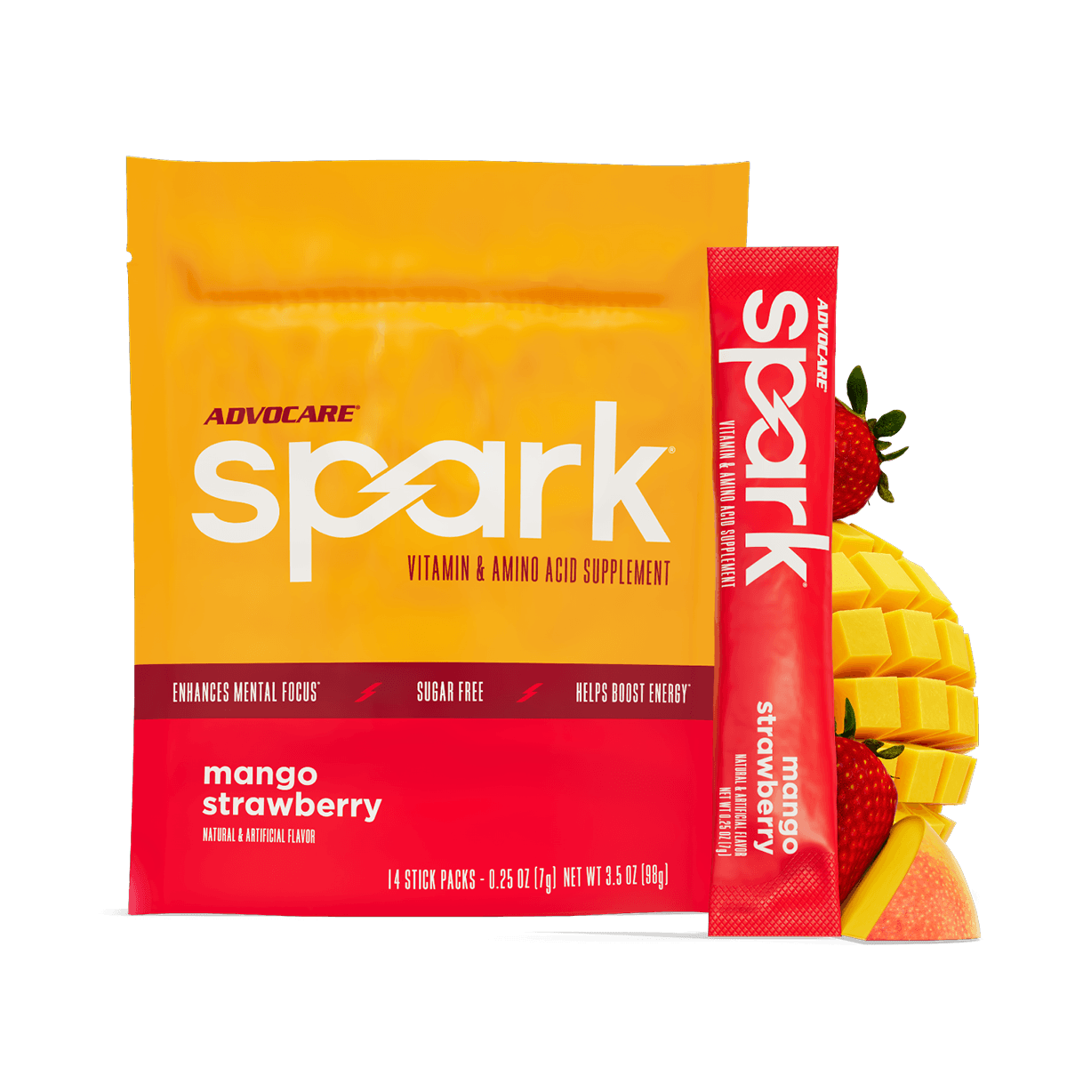 Spark® Stick Packs, Mango Strawberry | AdvoCare®