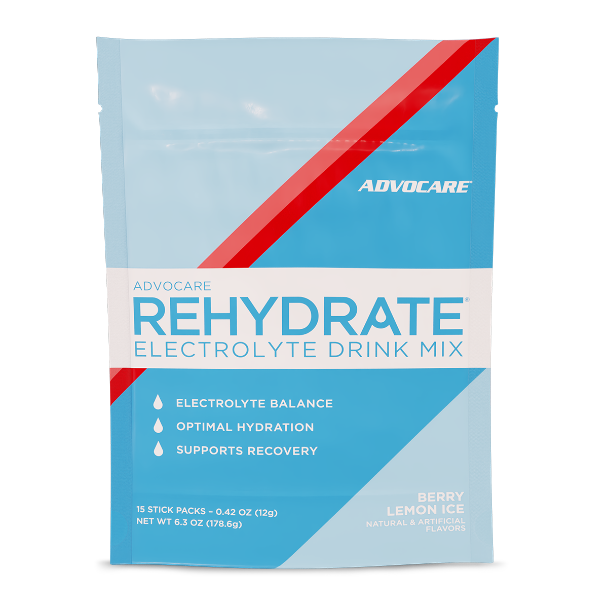 AdvoCare Rehydrate® Stick Packs, Berry Lemon Ice | AdvoCare®
