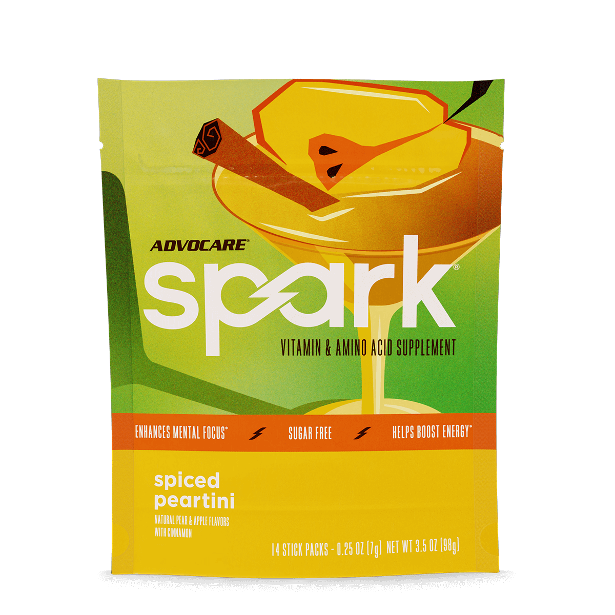 Spark® Stick Packs, Spiced Peartini | AdvoCare